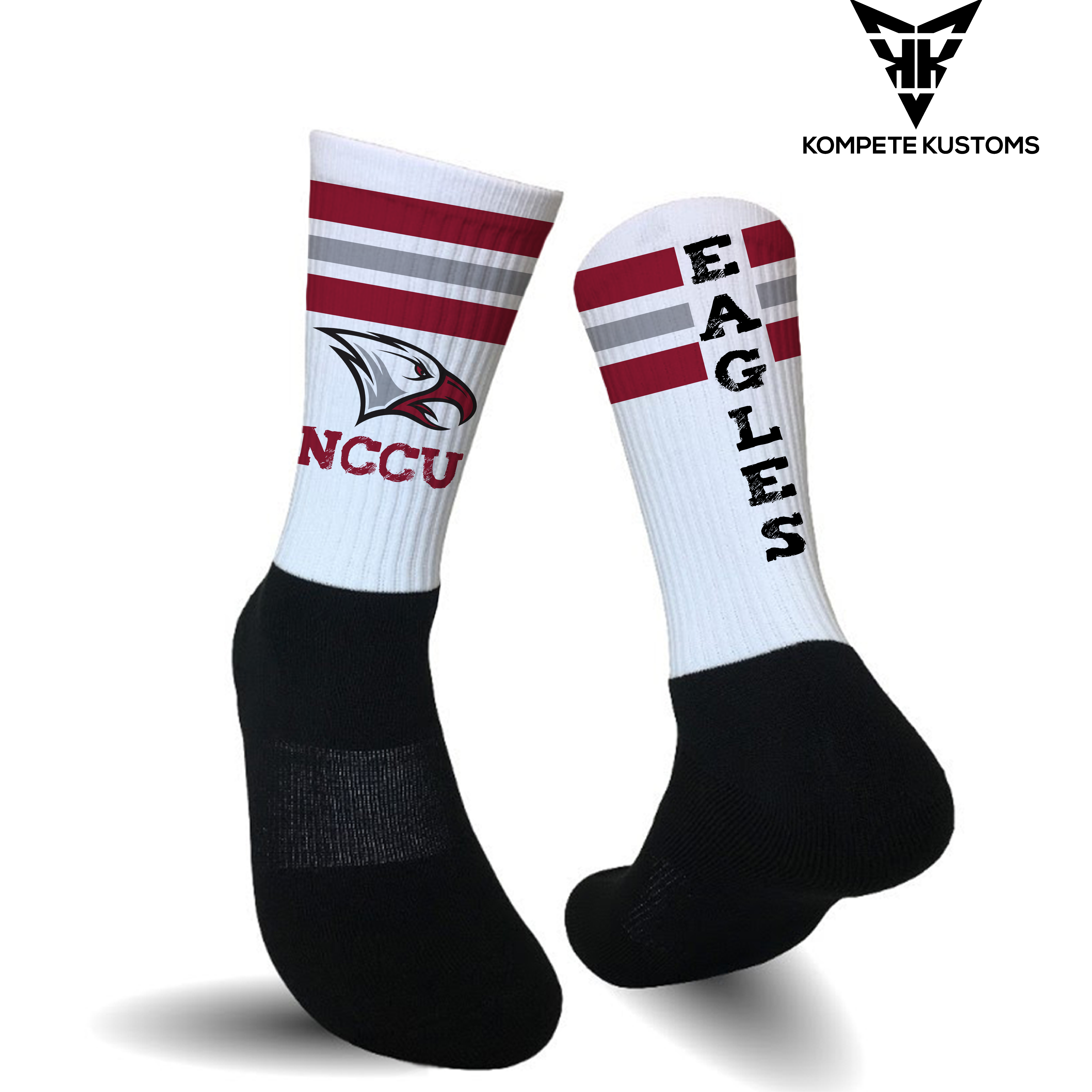 North Carolina Central University HBCU Socks – Kompete Kustoms